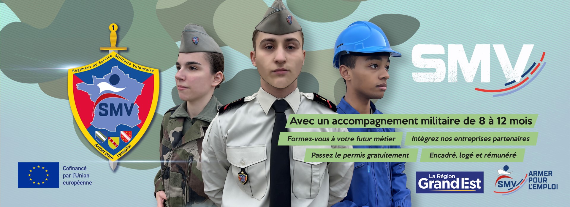 SMV : Service Militaire Volontaire "Armer pour l'emploi !" - Horbourg Wihr